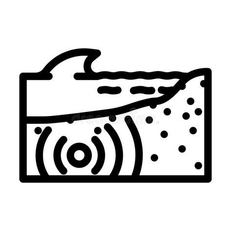 海啸地震线图标矢量图插图 向量例证 插画 包括有 图标 城市 海报 国家（地区） 毁坏 家庭 275536861