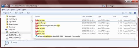 solved where is acad pgp in autocad 2014 autodesk community