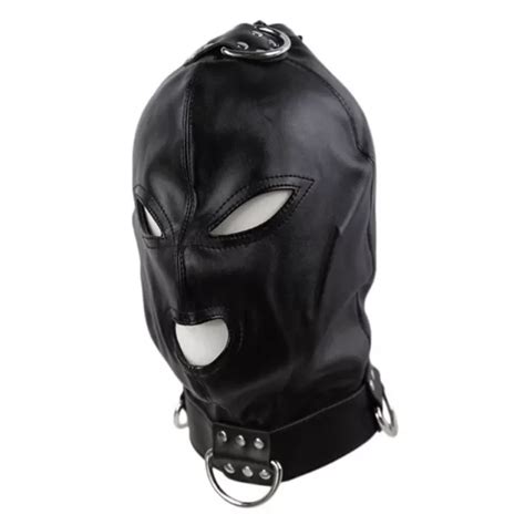 Leathers Head Harness Party Masks Sex Toy Women Men Cosplays Head