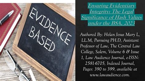 Ensuring Evidentiary Integrity The Legal Significance Of Hash Values