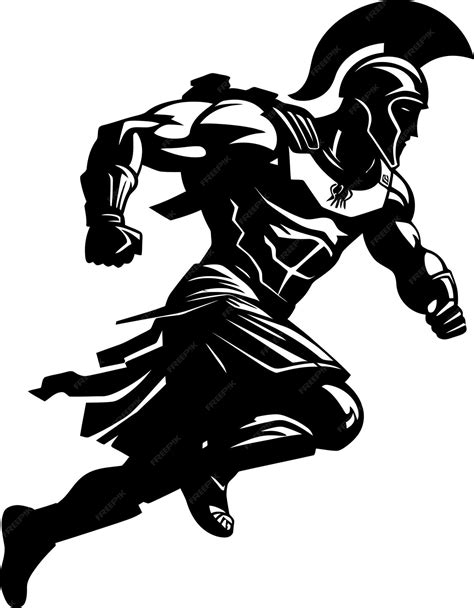 Fleet Footed Fury Running Gladiator Vector Sprinting Sentinel Gladiator