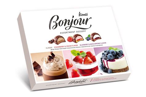 Десерт «Bonjour Konti Ассорти» 348 г – низкие цены, фото, состав ...