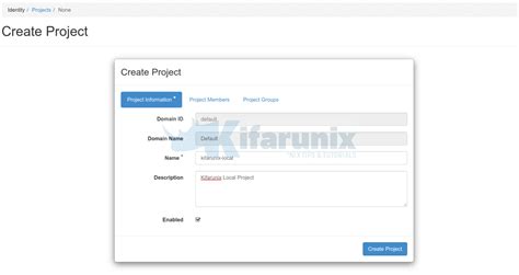 How To Create And Delete Openstack Project
