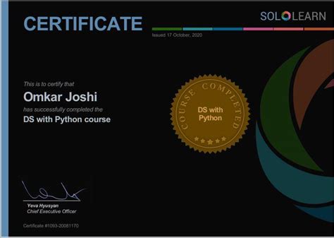 Python Sololearn Omkar Joshi