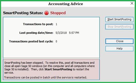 Sage SmartPosting Error Solutions To Fix The Error
