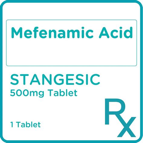 Stangesic Mefenamic Acid 500mg 1 Tablet Watsons Philippines