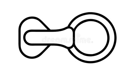 Connected Rings Outline Icon For Links And Unity Vector Design Generative Ai Stock Vector
