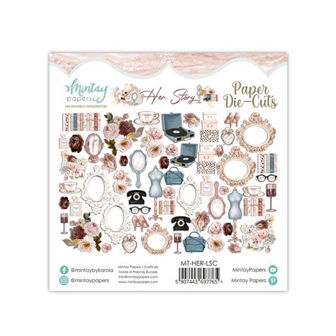 Mintay Papers Die Cuts Her Story 60 Pcs