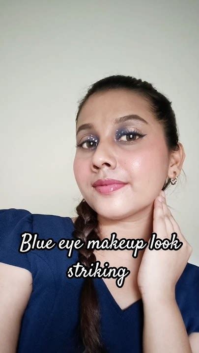 Blue Eye Makeup Look Striking Eyelook Makeuptutorials Yt