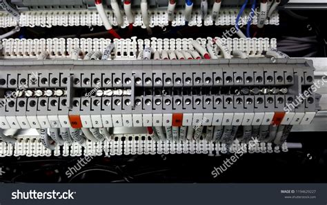 Electrical Terminal Block Control Panel Stock Photo Edit Now
