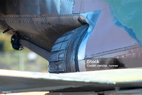 The Unmistakable Shape Of The Exhaust Nozzle Of A F4 Phantom Stock