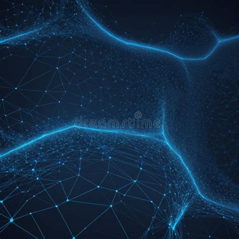 Dark Blue Abstract Network Background Stock Illustration Illustration Of Design Cyber 343118661
