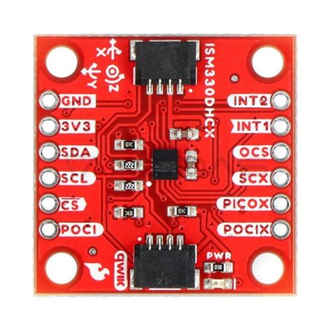 Sparkfun Dof Imu Ism Dhcx Axis Accelerometer And Gyroscope Sparkfun Sen