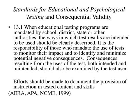 Ppt Consequential Validity Powerpoint Presentation Free Download