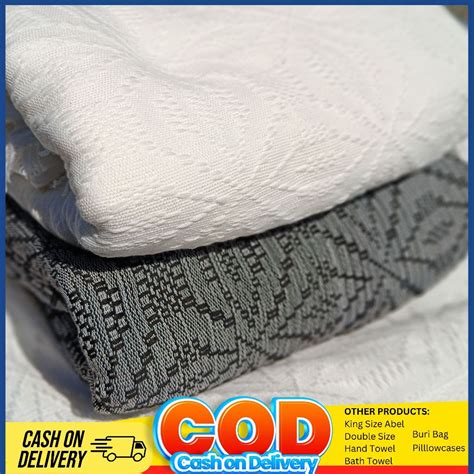 Abel Ilocos Inabel Blanket White Inabel Blanket Queen Size Ilocos Sur Vigan Blanket Habing