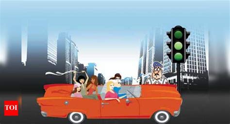 Traffic Rules Not For Gurgaon Women Times Of India