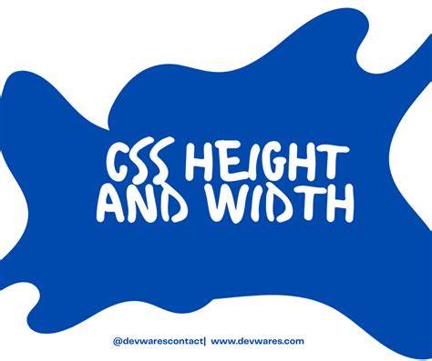 Css Width And Height