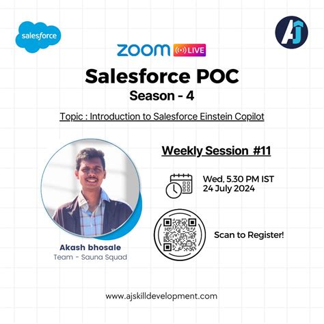ajsd academy the salesforce training hub on linkedin salesforce poc season 4 our talented