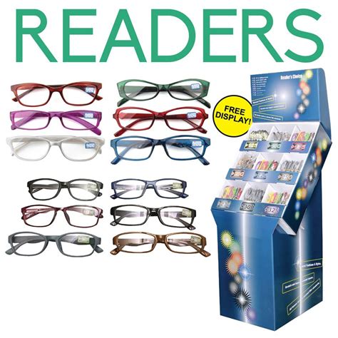 360 Pieces 360pc Reading Glasses Display In Assorted Powers Reading