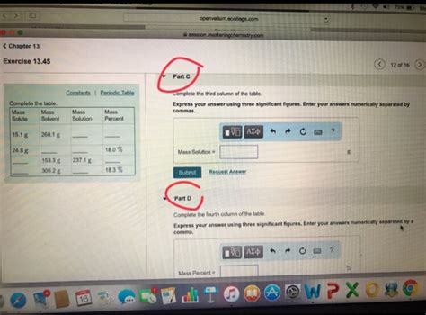 Solved Part C Constants I Periodic Table Omplete The Third Chegg