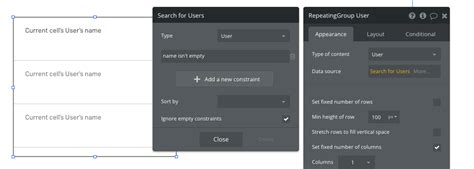 How To Remove Empty Elements From Repeating Group Need Help Bubble