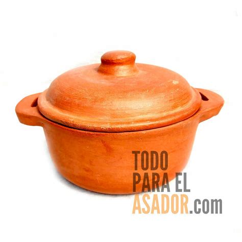 Cacerola De Barro Cocido 3 Litros Todo Para El Asador