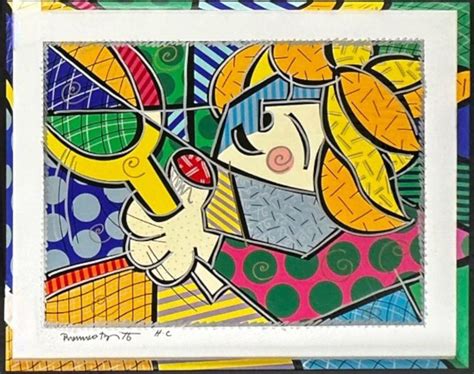 Romero Britto Romero Britto Tennis Suite Framed For Sale At 1stdibs