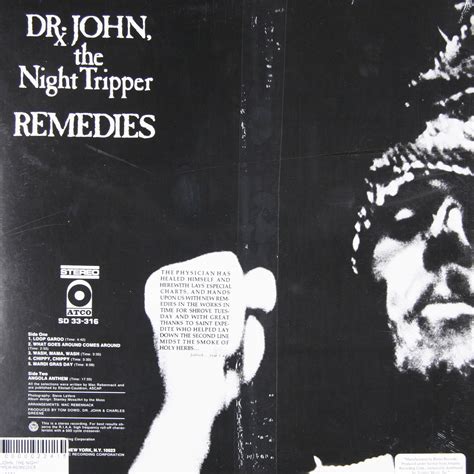 Виниловая пластинка Dr John The Night Tripper Remedies Купить в