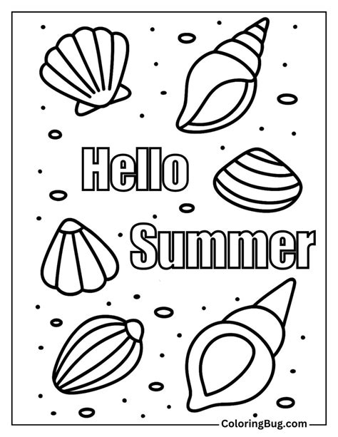 20 Beach Summer Coloring Pages Free Printable Pdfs