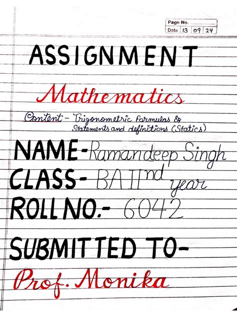 Assignment Statics Pdf