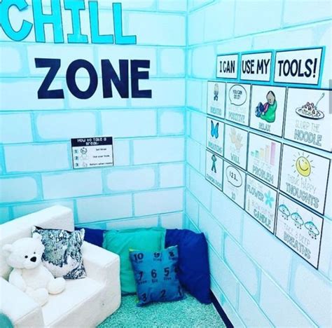 Chill Zone Calm Down Corner Safe Place Calm Down Corner Chill