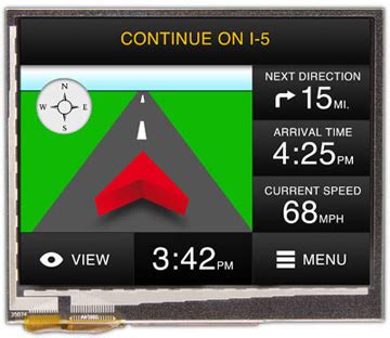 DT035BTFT Series 3 5 TFT LCD By Displaytech SEACOMP