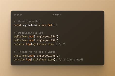 Aaqib Javaid On Linkedin A Set In Javascript Is A Collection Type That