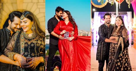 Warisha Khan And Azlan Shahs Beautiful Goud Bharayi Event Reviewitpk