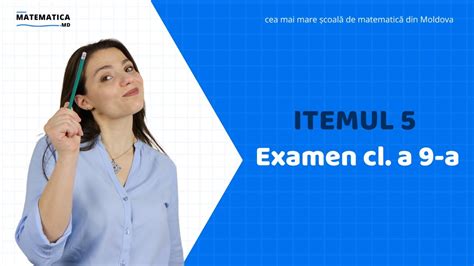Exercițiu Cu Puteri Itemul 5 Examen Cl A 9 A Matematica Md Youtube