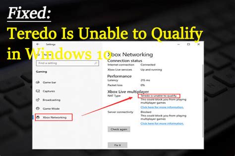 5 Methods To Fix Xbox Teredo Is Unable To Qualify In Windows 10 Minitool Partition Wizard