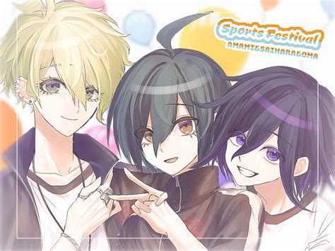 Oma Kokichi Saihara Shuichi And Amami Rantaro Danganronpa And 1 More