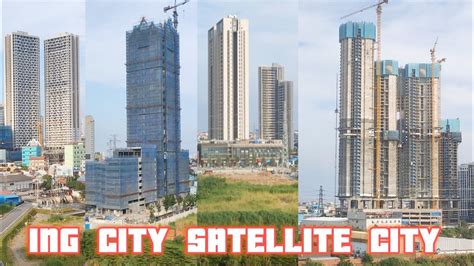 The Ing City Satellite City At Southern Of Phnom Penh Capital Youtube