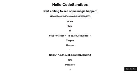 UseFieldArray Altering IDs Codesandbox