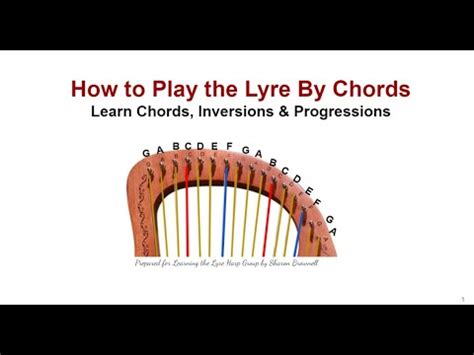 How To Play Lyre By Chords Inversion And Progression Lyre Tutorial Youtube