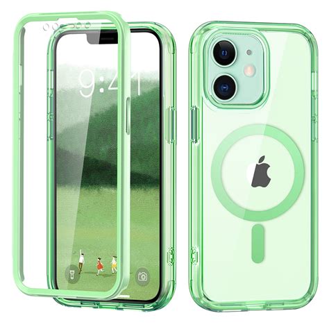 Allytechgroup Iphone 11 Case With Screen Protector Magnetic Back Cover