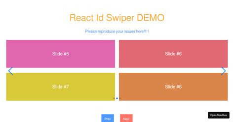 Reactidswiper Problem With Slidespercolumnfill Codesandbox