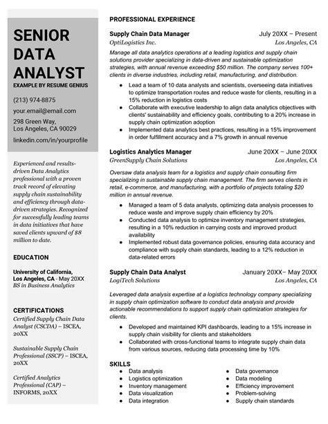 10 Data Analyst Resume Examples And Writing Guide For 2024