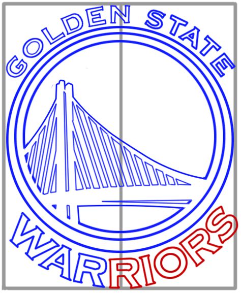 Learn How To Draw Golden State Warriors Easy To Draw Everything