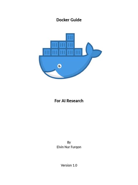 Docker Guide For Ai Research Pdf Graphics Processing Unit Image Segmentation