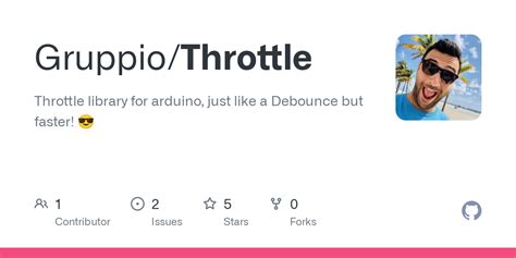 Github Gruppiothrottle Throttle Library For Arduino Just Like A