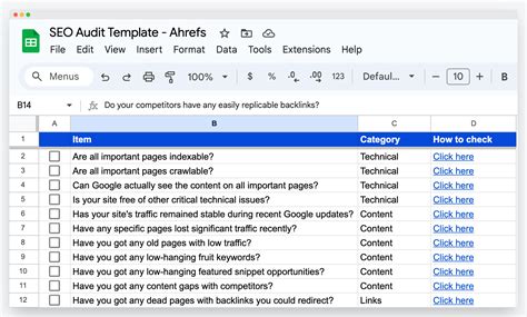 Free SEO Audit Template With Video Walkthrough
