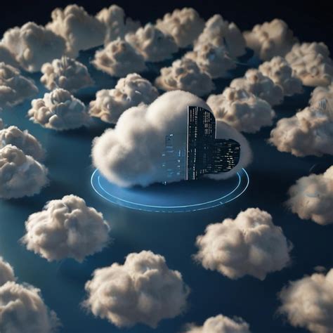 Premium Photo Cloud Computing The Data Transfer And Storage Concept