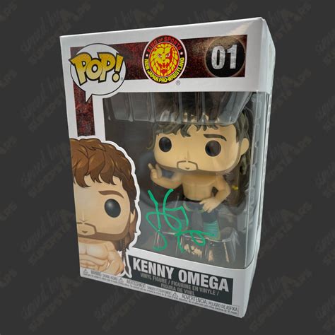 Kenny Omega Signed Njpw Funko Pop Figure 01 Signed By Superstars