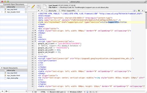 Free Code Editor For Mac Formatting Passaposts